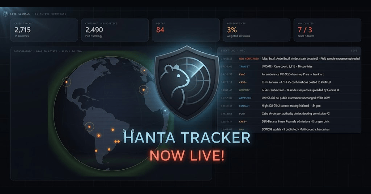 Hantavirus prevention — rodent control, cleanup, travel · HantaTracker